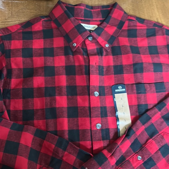 Magellan Outdoors | Shirts | Nwt Magellan Mens Large Flannel Shirt ...